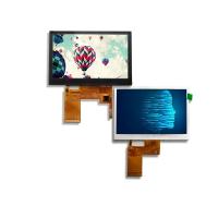 China 4.3 Inch TFT LCD Display with 480x272 RGB Resolution and IPS Viewing Angle for sale
