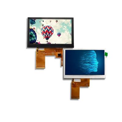 China 4.3 Inch TFT LCD Display with 480x272 RGB Resolution and IPS Viewing Angle for sale