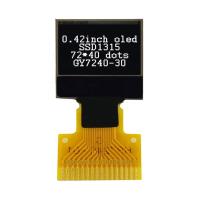 China Micro OLED Display 0.42 Inch 72x40 Dot Matrix with I2C/SPI Interface for Arduino and Smart Devices for sale