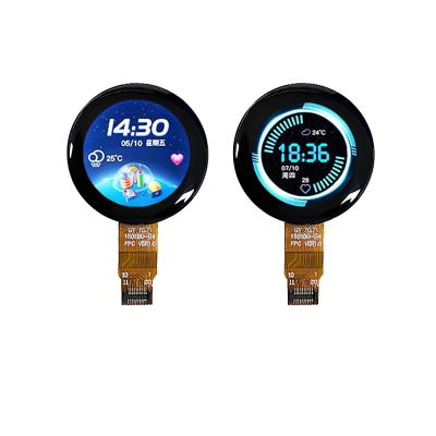 China 0.71 Inch 160x160 Round TFT LCD Display with GC9D01 Driver IC and RGB LED Backlight for sale