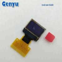 China Micro OLED Display 0.42 Inch 72x40 Dot Matrix with I2C/SPI Interface for Arduino and Smart Devices for sale