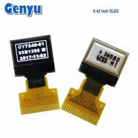China Micro OLED Display 0.42 Inch 72x40 Dot Matrix with I2C/SPI Interface for Arduino and Smart Devices for sale