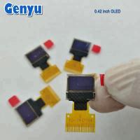 China Micro OLED Display 0.42 Inch 72x40 Dot Matrix with I2C/SPI Interface for Arduino and Smart Devices for sale