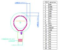 China 0.71 Inch 160x160 Round TFT LCD Display with GC9D01 Driver IC and RGB LED Backlight for sale