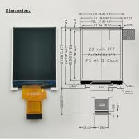 China Genyu 2.0 Inch IPS TFT LCD Display with 240x320 Resolution and ST7789V Driver for sale