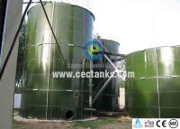 China SBR enamel coated steel wastewater storage tank , bolted steel water storage tanks for sale