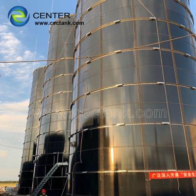 China PH1 GLS Cylindrical Steel Water Tank For Drinking Water Storage for sale