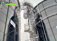 China Epoxy Coated Steel Biogas Storage Tank 20 m3 to 18000 m3 for sale