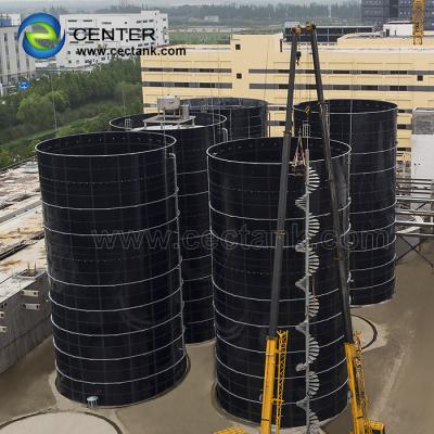 China Glass Fused Liquid Storage Tanks For Municipal Industrial Waste Water Sludge Or Certain Processing for sale