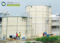 China Corrosion resistance 20m3 Epoxy Coated Steel Tanks For Wastewater Project for sale