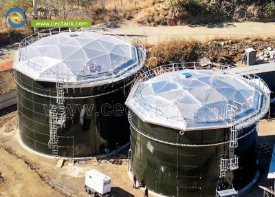 China Center Enamel Aluminum Dome Roofs Superior Solution For Petrochemical Terminals for sale
