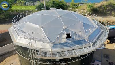 China Durable Aluminum Geodesic Dome Roofs For Drinking Water Storage Tanks for sale