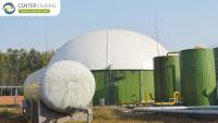 China Porcelain Enamel Paint Anaerobic Digester Tank For Renewable Energy Process for sale