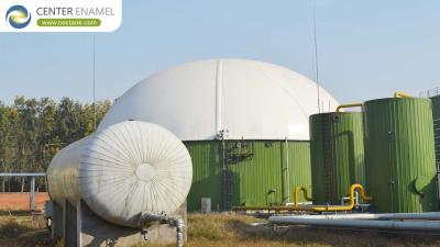 China Porcelain Enamel Paint Anaerobic Digester Tank For Renewable Energy Process for sale