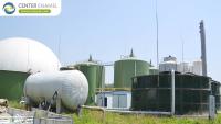 China Glass Lined Dark Green Anaerobic Digester Tank With EGSB Reactor for sale