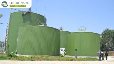 China Bolted Steel Biogas Storage Tanks Meeting AWWA D103-09 Standards: A Reliable Solution for Biogas Storage for sale