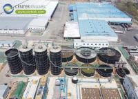 China Rapid Installation Glass-Fused-to-Steel Tanks for Aquaculture Wastewater Treatment for sale