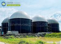 China Bolted Steel Farm Biogas Tanks as Anaerobic Digesters for Biomass Projects for sale
