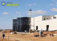 China 700,000 Gallons Leachate Storage Tanks with Aluminum Alloy Trough Deck Roofs for sale