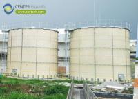 China Epoxy Coated Steel Municipal Waste Tanks 3450N/cm Adhesion for sale