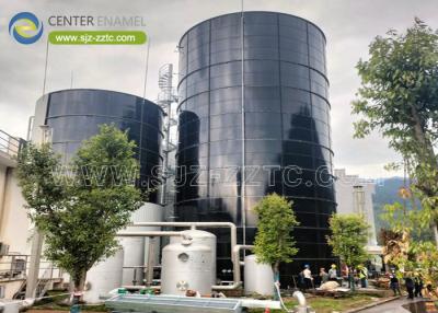 China Center Enamel Provides Anaerobic Digester Tanks For Latvia Biogas Project for sale