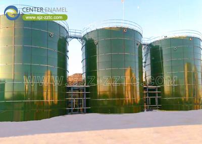 China Center Enamel Provides Anaerobic Digester Tanks For Cameroon Biogas Project for sale