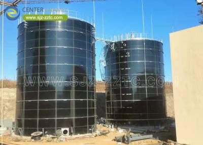 China Center Enamel Provides Anaerobic Digester Tanks For Ghana Biogas Project for sale