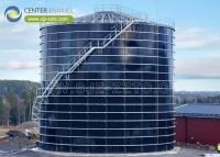 China Center Enamel Provides Anaerobic Digester Tanks For South Sudan Biogas Project for sale