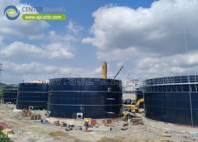 China Center Enamel Provides Anaerobic Digester Tanks For Chile Wastewater Treatment Project for sale