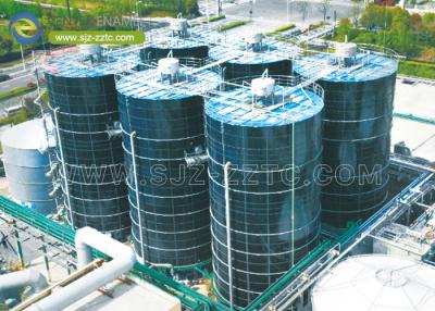China Center Enamel Provides Anaerobic Digester Tanks For Belgium Wastewater Treatment Project for sale