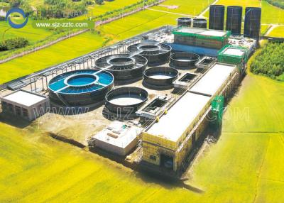 China Center Enamel Provides Anaerobic Digester Tanks For Denmark Wastewater Treatment Project for sale