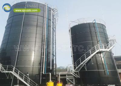 China Center Enamel Provides Anaerobic Digester Tanks For Greece Wastewater Treatment Project for sale