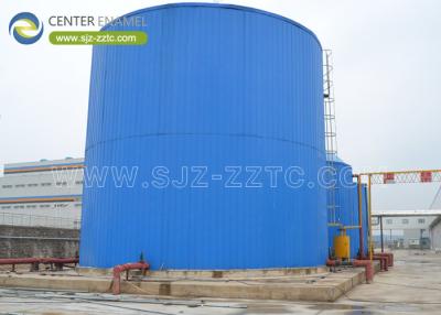 China Center Enamel Provides Anaerobic Digester Tanks For Angola Wastewater Treatment Project for sale