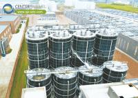 China Center Enamel Provides Anaerobic Digester Tanks For Botswana Wastewater Treatment Project for sale