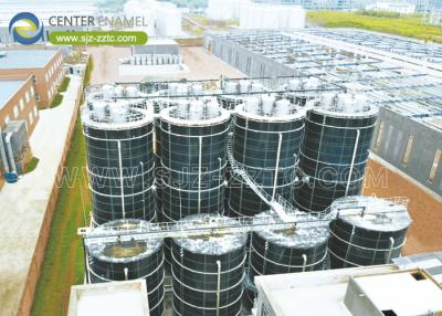 China Center Enamel Provides Anaerobic Digester Tanks For Zimbabwe Wastewater Treatment Project for sale