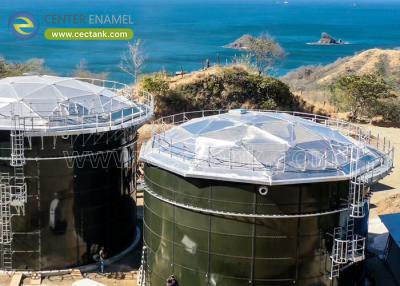 China Enhancing Durability and Efficiency: Center Enamel's Aluminum Dome Roofs for Burundi Crude Oil Storage Tanks for sale