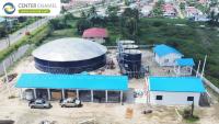 China Center Enamel can Provide Aluminum Dome Roofs for Municipal Wastewater tank for sale