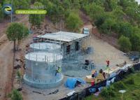 China Durable Galvanized Steel Tank For Park Wetland Water Treatment Systems Eco-Friendly Infrastructure for sale