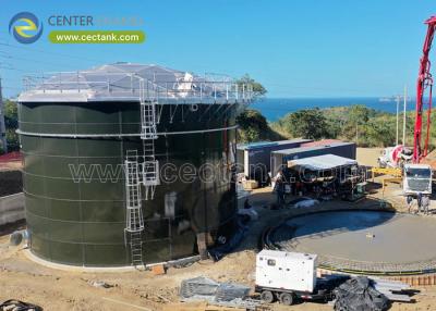 China Center Enamel Your Specialist in Fabricating and Installing Advanced Aluminum Dome Roofs for Waste Holding Tanks for sale