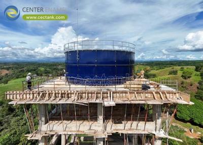China Elevated Excellence: Center Enamel's Bolted Steel Elevated Water Tanks for a Reliable Water Future for sale