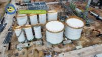 China Epoxy Coated Steel Bolted Tanks for Chicken Litter Biogas Digesters: Converts Poultry Waste into Biogas for sale
