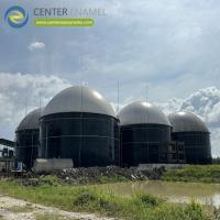 China Double Membrane Roofs for Methane Digester Tanks: Seals the tank and holds methane gas. for sale