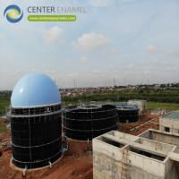 China Double Membrane Roofs for Anaerobic Tanks: A sealed cover for oxygen-free environments for sale