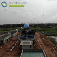 China Double Membrane Roofs for Biomethane Storage: Holds upgraded biomethane fuel for sale