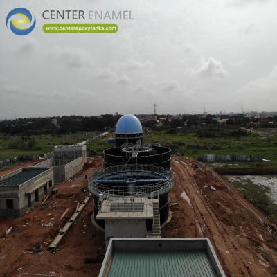 China Double Membrane Roofs for Biomethane Storage: Holds upgraded biomethane fuel for sale