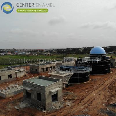 China Double Membrane Roofs for Gas Holder Biogas Storage Tanks: Maximizes biogas storage capacity. for sale