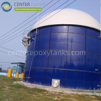 China Double Membrane Roofs for Agricultural Slurry: Seals the tank and stores gas. for sale