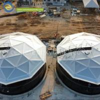 China Aluminum Dome Roofs for Waste Water Tanks: Controls Odors and Protects Waste Water for sale