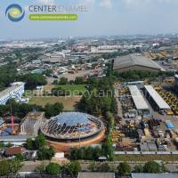 China Aluminum Dome Roofs for Raw Water Tanks: Shields Untreated Water from the Environment for sale