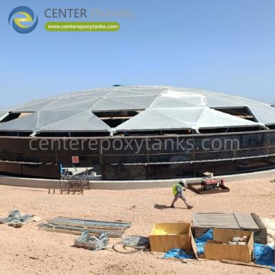 China Aluminum Geodesic Dome Roof for Agricultural Water Tanks: Provides a Durable, Sealed Cover for Farm Water for sale